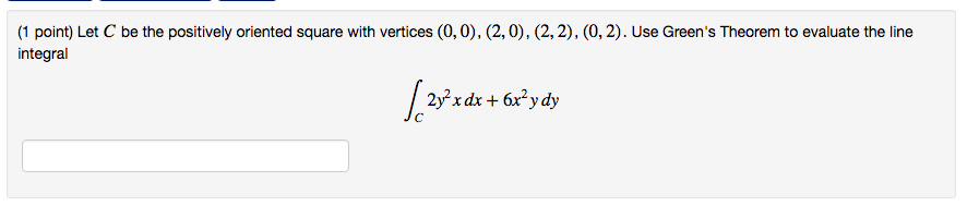 Solved Let C be the positively oriented square with vertices | Chegg.com