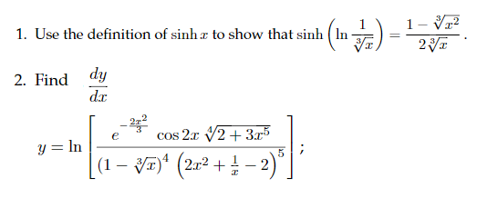 solved-use-the-definition-of-sin-h-x-to-show-that-sinh-in-chegg
