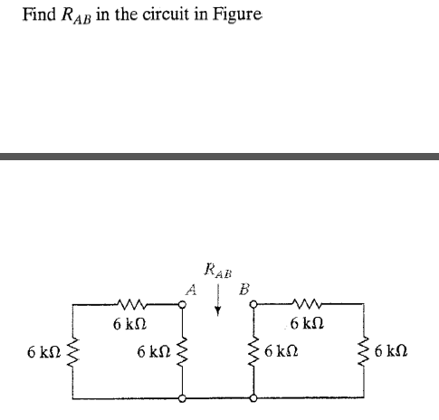Solved Find RAB in the circuit in Figure RAB A LB | Chegg.com