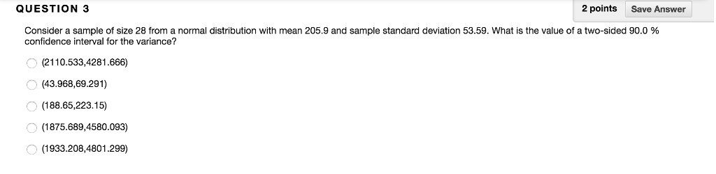 Solved Consider a sample of size 28 from a normal | Chegg.com