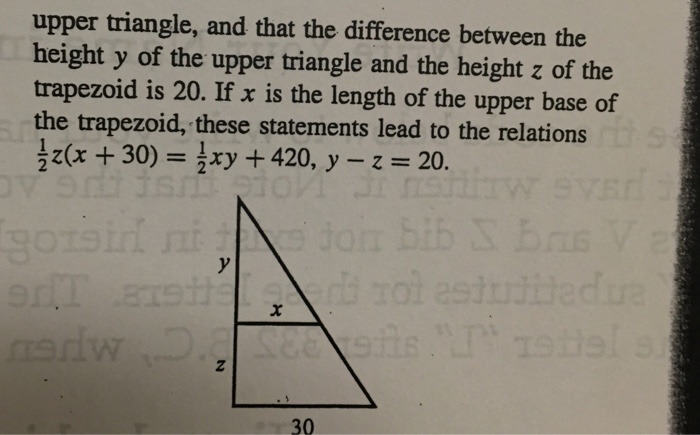 Solved In A Similar Problem A Right Triangle Whose Base Is Chegg