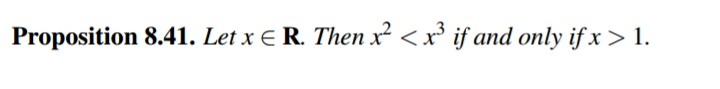 Solved Proposition 8.41. Let x E R. Then x2