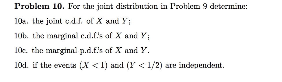 Solved Suppose that X and Y have a continuous joint | Chegg.com