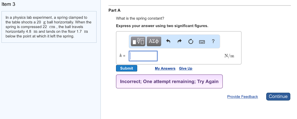 Solved In a physics lab experiment, a spring clamped to the | Chegg.com