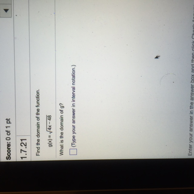 Solved Find The Domain Of The Function Gx Squareroot 8183