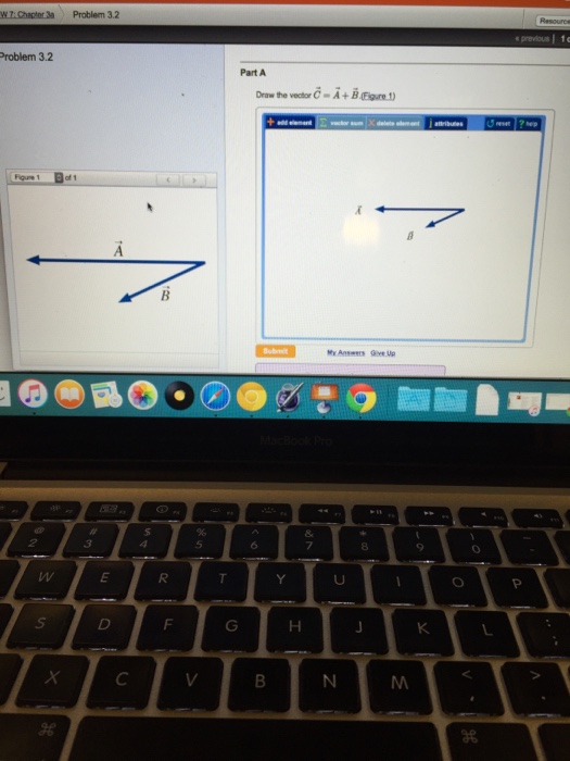 Solved draw the vector C=A+B | Chegg.com