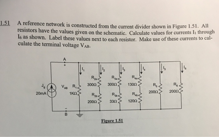 Solved A reference network is constructed from the current | Chegg.com