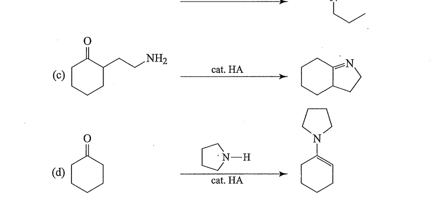 Solved cat. HA N-H cat. HA | Chegg.com