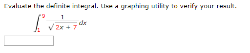 Solved Evaluate the definite integral. Use a graphing | Chegg.com