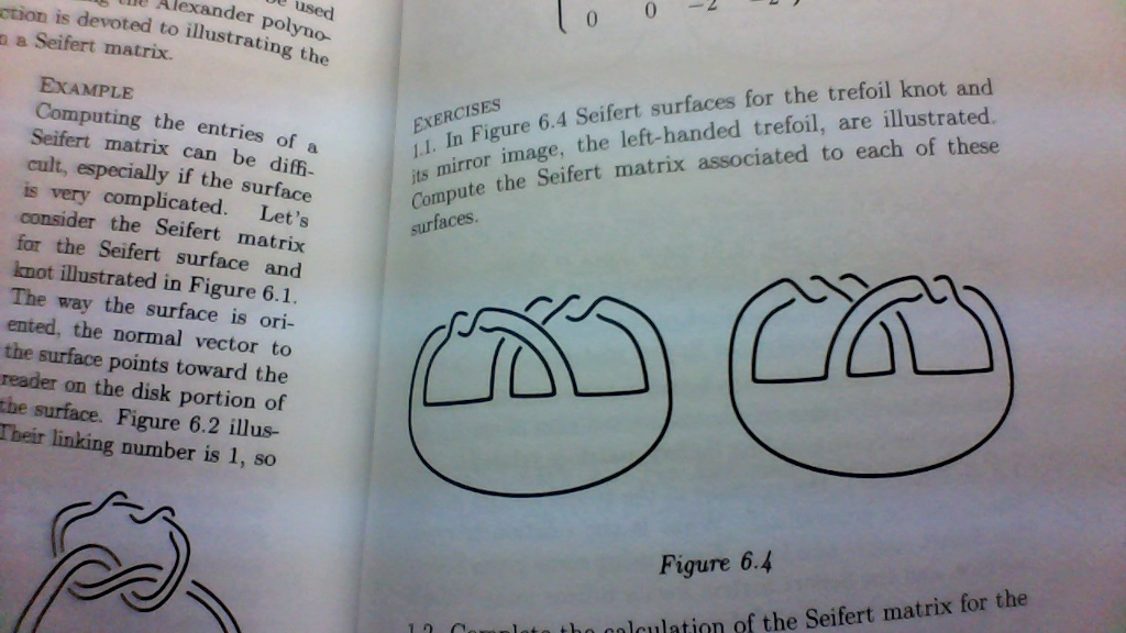 Knot Theory Question: Using figure 6.4 and the two | Chegg.com