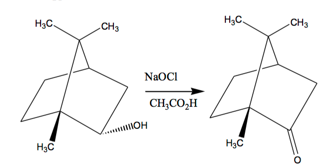 Solved The mechanism for the sodium hypochlorite oxidation | Chegg.com