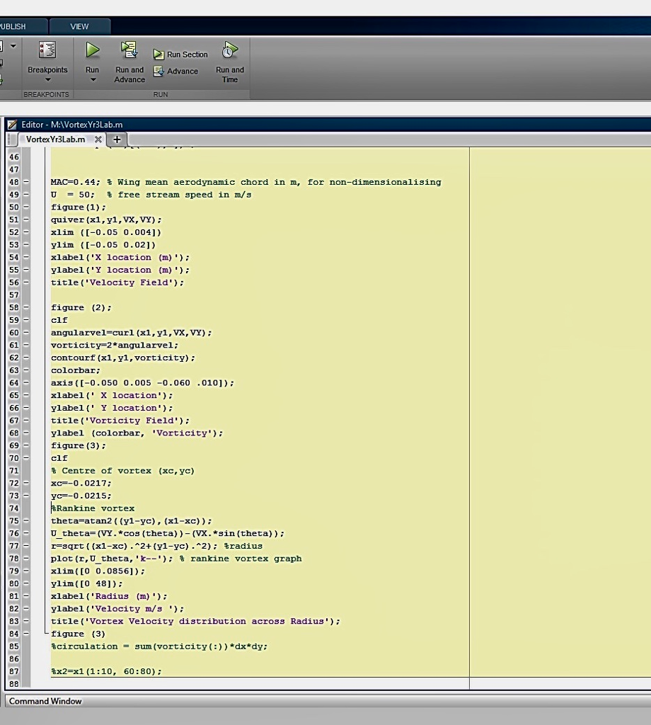 UBLISH VIEW Run Section Breakpoints Run Run and | Chegg.com