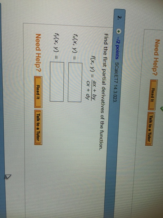 Solved Find the first partial derivatives of the function. | Chegg.com Solved Find the first partial derivatives of the function. | Chegg.com