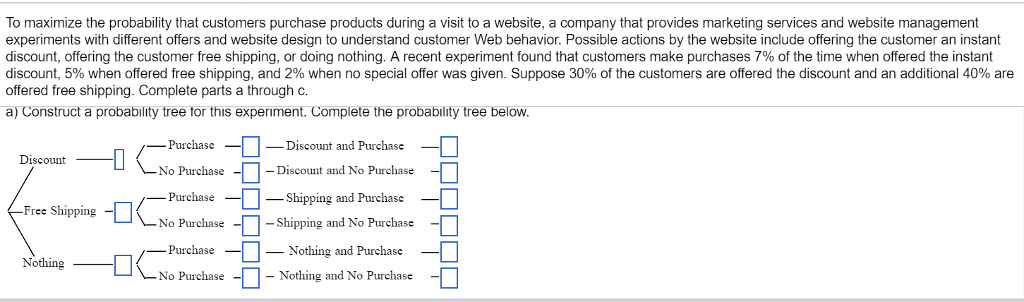 Solved To maximize the probability that customers purchase | Chegg.com