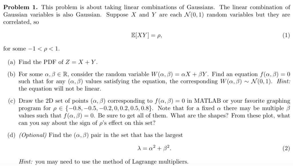 Solved Problem 1. This problem is about taking linear | Chegg.com Solved Problem 1. This problem is about taking linear | Chegg.com