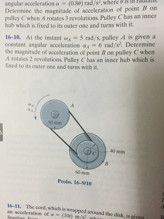 Solved Angular acceleration alpha = (0.8 theta) rad/s^2, | Chegg.com