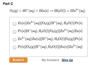 Solved Use line notation to represent the electrochemical | Chegg.com