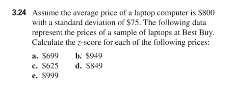 Solved Assume the average price of a laptop computer is $800 | Chegg.com