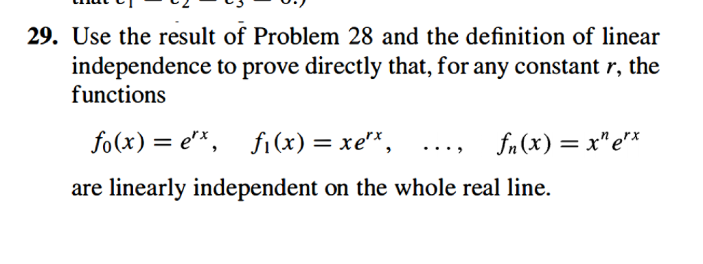 Solved 2 29. Use the result of Problem 28 and the definition | Chegg.com