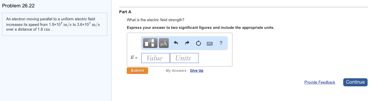 Solved Problem 26 22 An Electron Moving Parallel To A