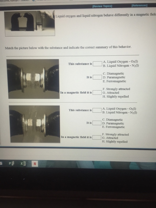 Liquid Oxygen Magnet