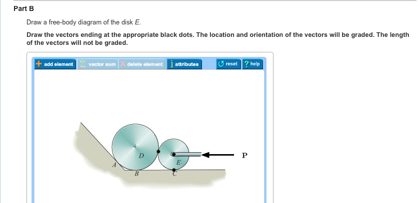 Solved The smooth disks D and E have a weight of 2301b and | Chegg.com