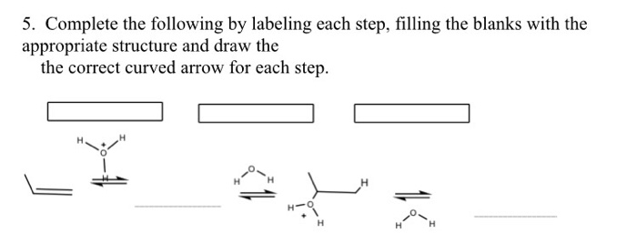 Solved Complete the following by labeling each step, filling | Chegg.com