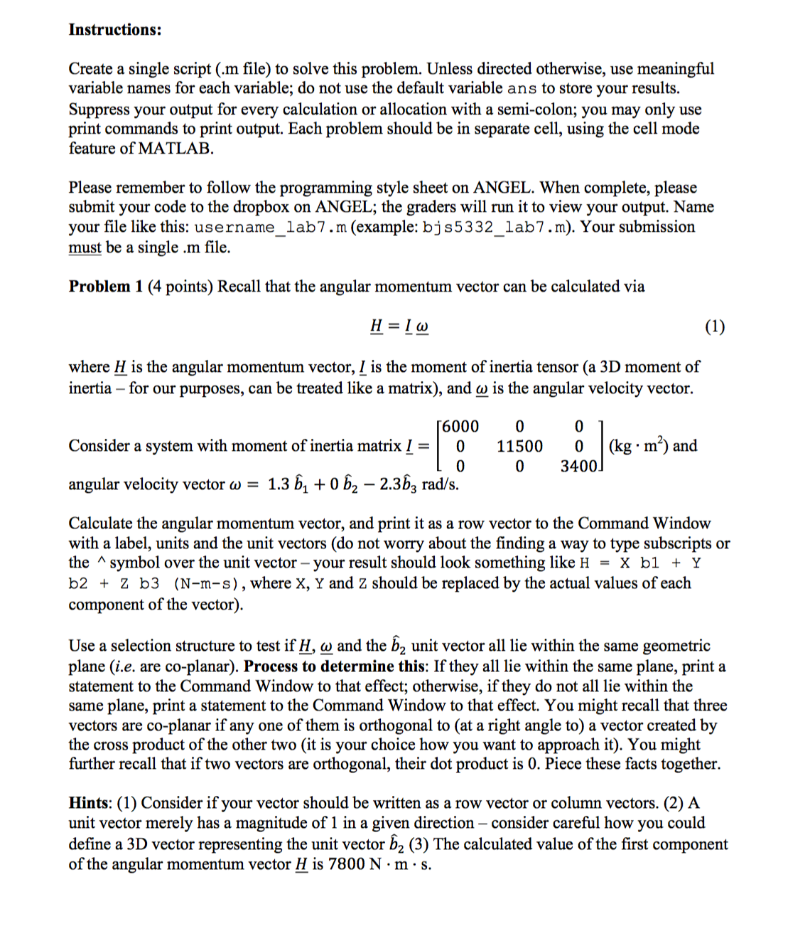 Solved Matlab. please post an answer as a picture | Chegg.com Solved Matlab. please post an answer as a picture | Chegg.com
