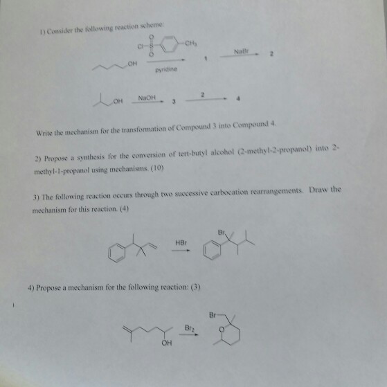 Solved Consider the following reaction scheme: Write the | Chegg.com Solved Consider the following reaction scheme: Write the | Chegg.com