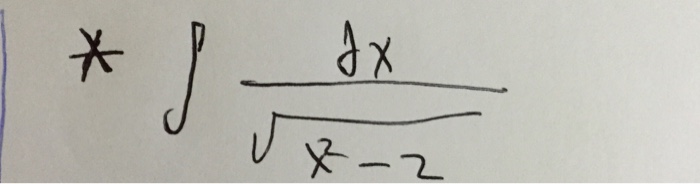 Solved Integrate dx/root x^2-2 | Chegg.com