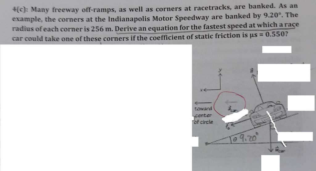 Solved 4c): Many freeway off-ramps, as well as corners at | Chegg.com