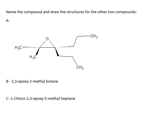 Solved Name the compound and draw the structures for the | Chegg.com