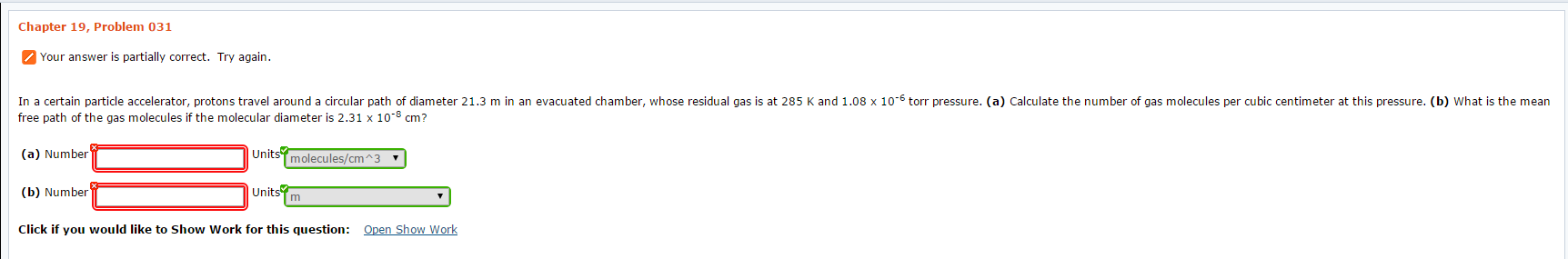 Solved In a certain particle accelerator, protons travel | Chegg.com