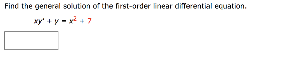 Solved Use the initial condition to find the particular | Chegg.com
