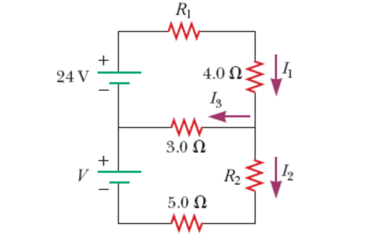 Solved Consider the following figure. (Assume V = 11 V, R1 = | Chegg.com