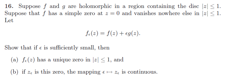 Solved On the topic of Complex Analysis - Meromorphic | Chegg.com