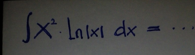 Solved Integrate x^2 ln|x| dx = | Chegg.com