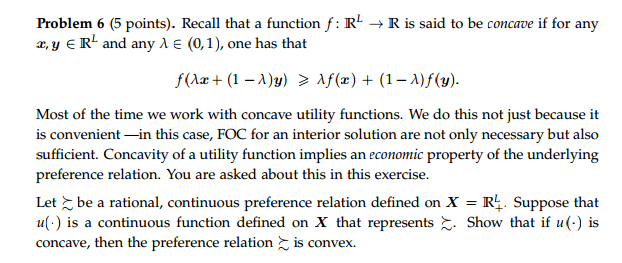 Solved Recall that a function f: R^L rightarrow R is said to | Chegg.com