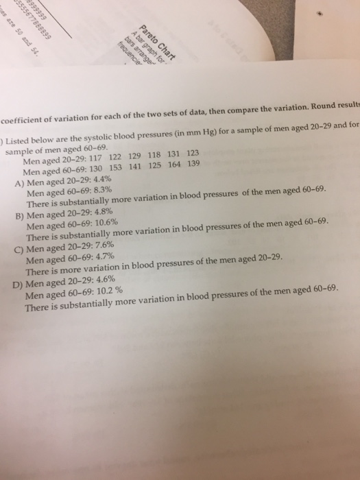 Solved Listed below are the systolic blood pressures (in mm | Chegg.com