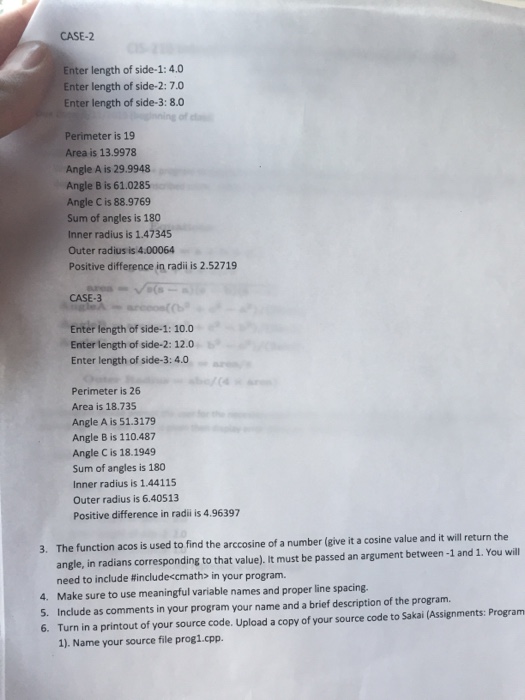 Solved to C++ Programming (Fal 01 CIS-210 Introduction to | Chegg.com