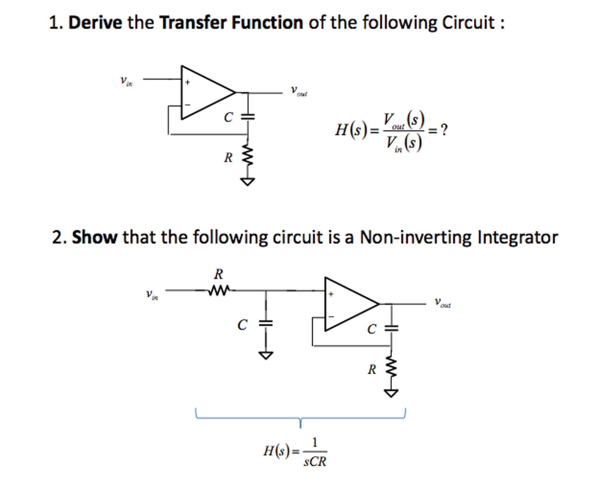Solved Derive the Transfer Function of the following | Chegg.com
