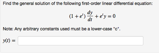 Solved Find the general solution of the following | Chegg.com