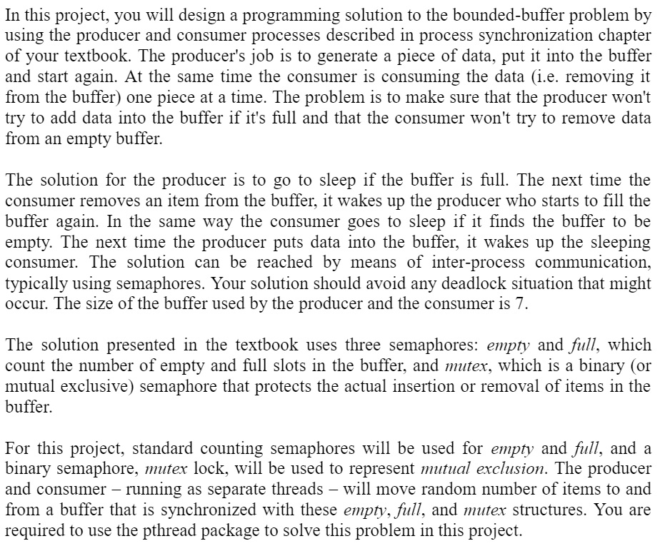 Solved In this project, you will design a programming | Chegg.com