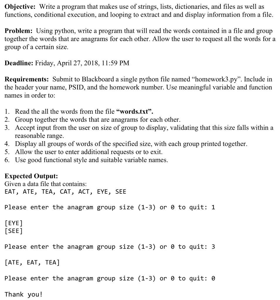 Solved Objective: Write a program that makes use of strings, | Chegg.com