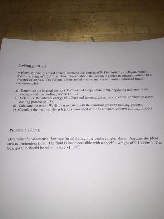 Solved A piston cylinder (u closed system) contains two | Chegg.com