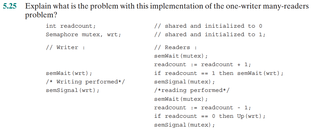Solved 5.25 Explain what is the problem with this | Chegg.com