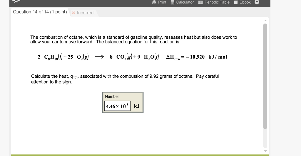 Solved Calculate the heat, qrxn, associated with the | Chegg.com