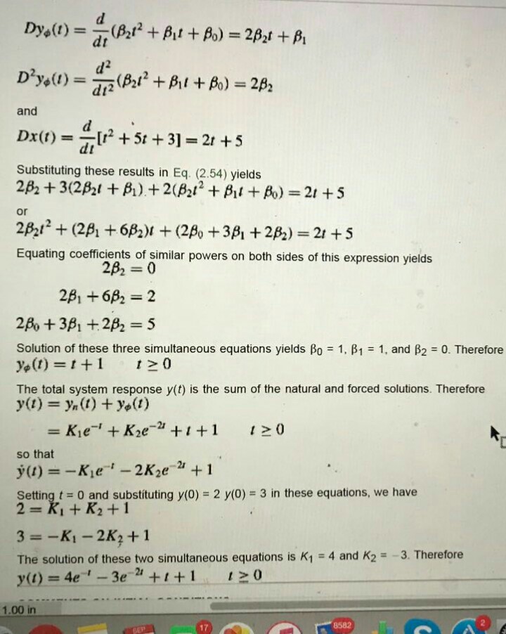 Solved 2.5.1 Use the classical method to solve (D2 + 7D + | Chegg.com