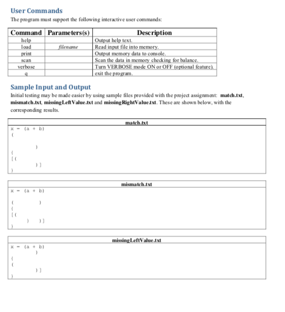 Balanced Parentheses, Curly Braces, and Square | Chegg.com