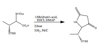 Solved I understand that Meldrum's acid is pretty much being | Chegg.com